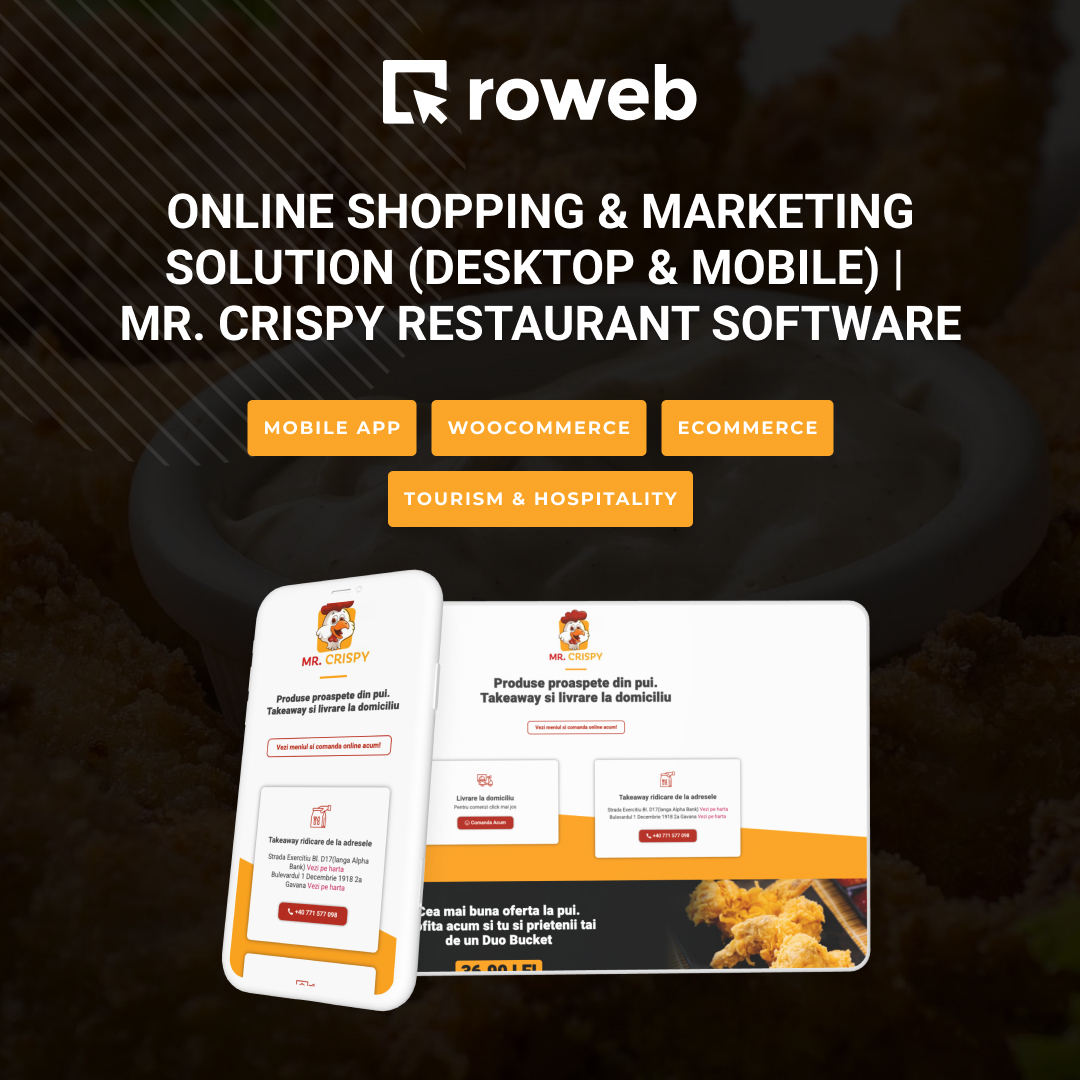 Mr. Crispy restaurant software | Case Study Roweb
