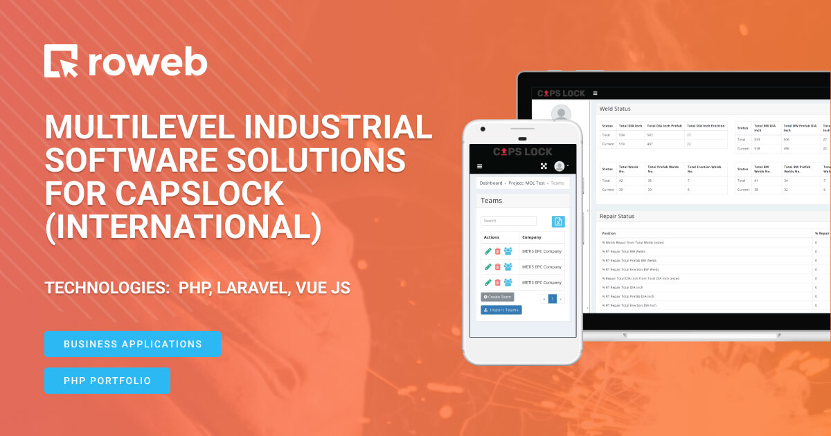 Industrial Software Solutions | CapsLock | CASE STUDY